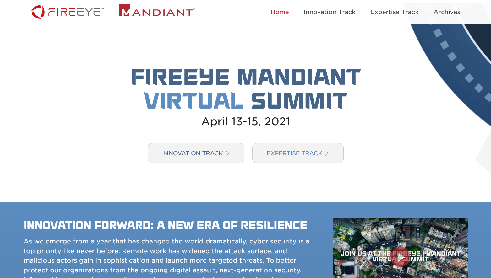 FireEye Mandiant Virtual Summit - Swiss IT Companies