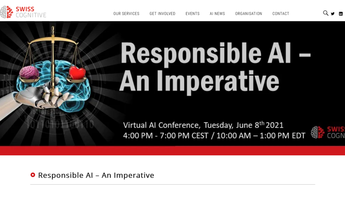 Responsible AI – An Imperative - Swiss IT Companies Responsible AI – An Imperative - Swiss IT Companies