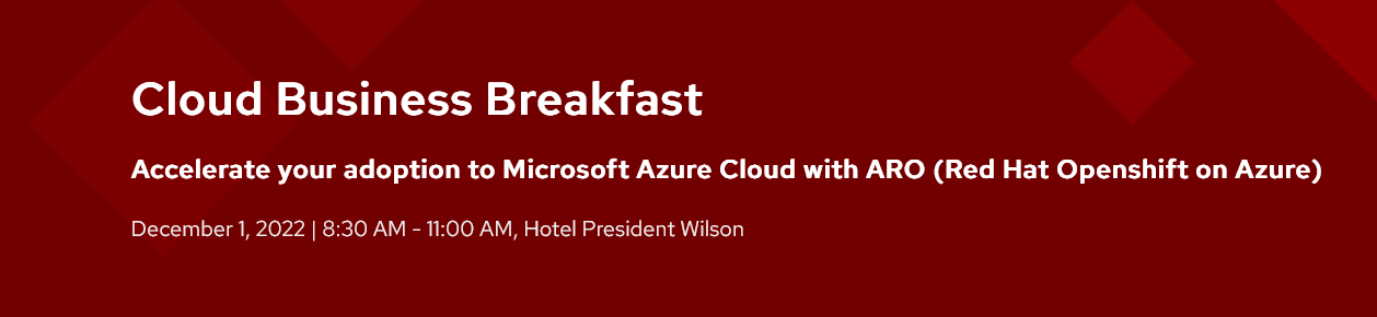 Accelerate your adoption to Microsoft Azure Cloud with ARO (Red Hat ...